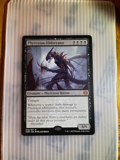 Phyrexian Obliterator Phyrexia: All Will Be One - 105/271 | eBay