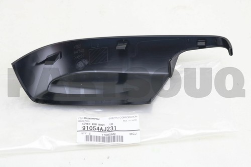91054AJ231 Genuine Subaru COVER MIR BODY LH 91054-AJ231 | eBay