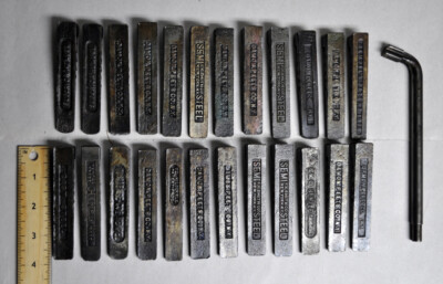 Binding, Embossing & Printing - Letterpress Quoin