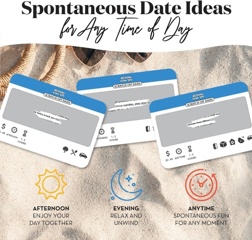 45 Scratch Off Date Night Ideas - Fun and Romantic Couple Gifts for Him ...