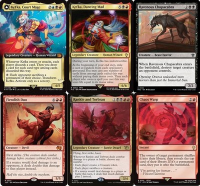 MTG Commander EDH Deck Kefka, Court Mage 100 Magic Cards Custom Deck ...