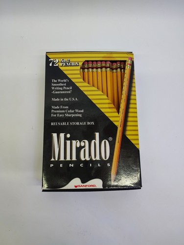 52 X Vintage Mirado Pencils USA No. 2 Cedar Sanford Original Box Pencils | eBay