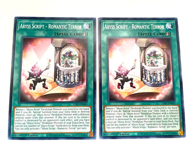Abyss Script - Romantic Terror - LDS2-EN062 - Common - 1st Ed Mint ...