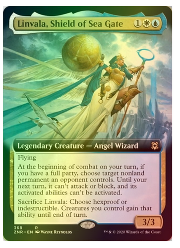Linvala, Shield of Sea Gate - Extended Art - FOIL | eBay