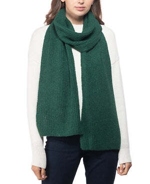 Style & Co. Womens Ribbed Metallic Scarf Green O/S 194914204200| eBay