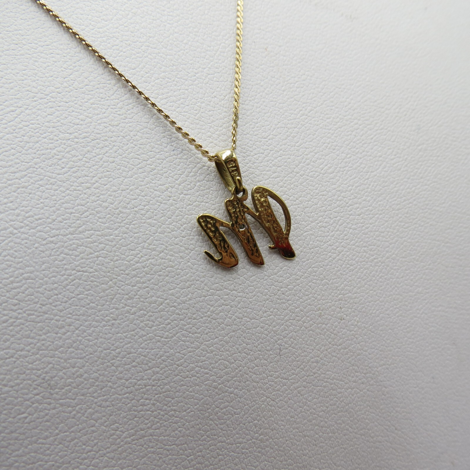 Gold Letter M Pendant at Georgia Farber blog