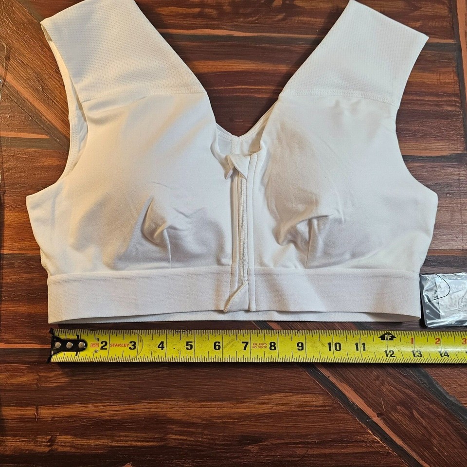 Tommie Copper Women's Shoulder Comfort Bra W Front Zip Posture Support ...