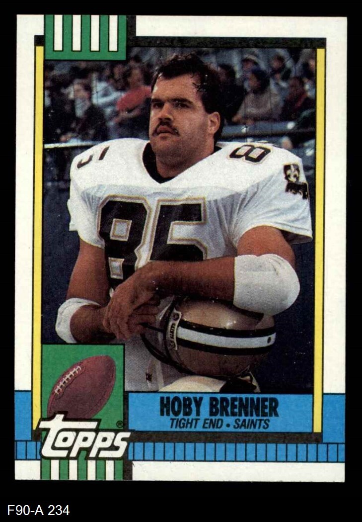 1990 Topps #234 Hoby Brenner Saints USC 8 - NM/MT | eBay