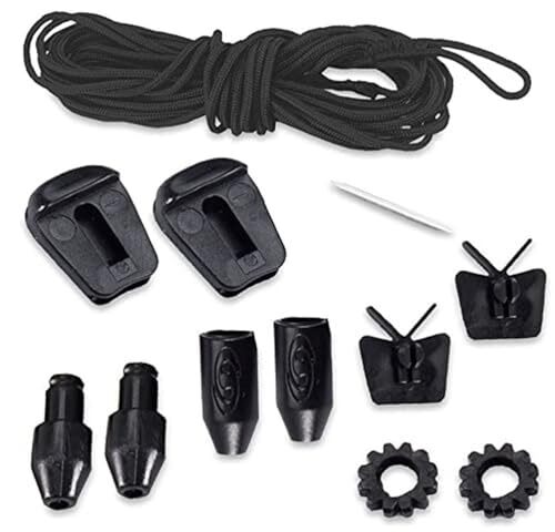Salomon Quicklace System Easy Kit One Size Black Compatible with Any ...
