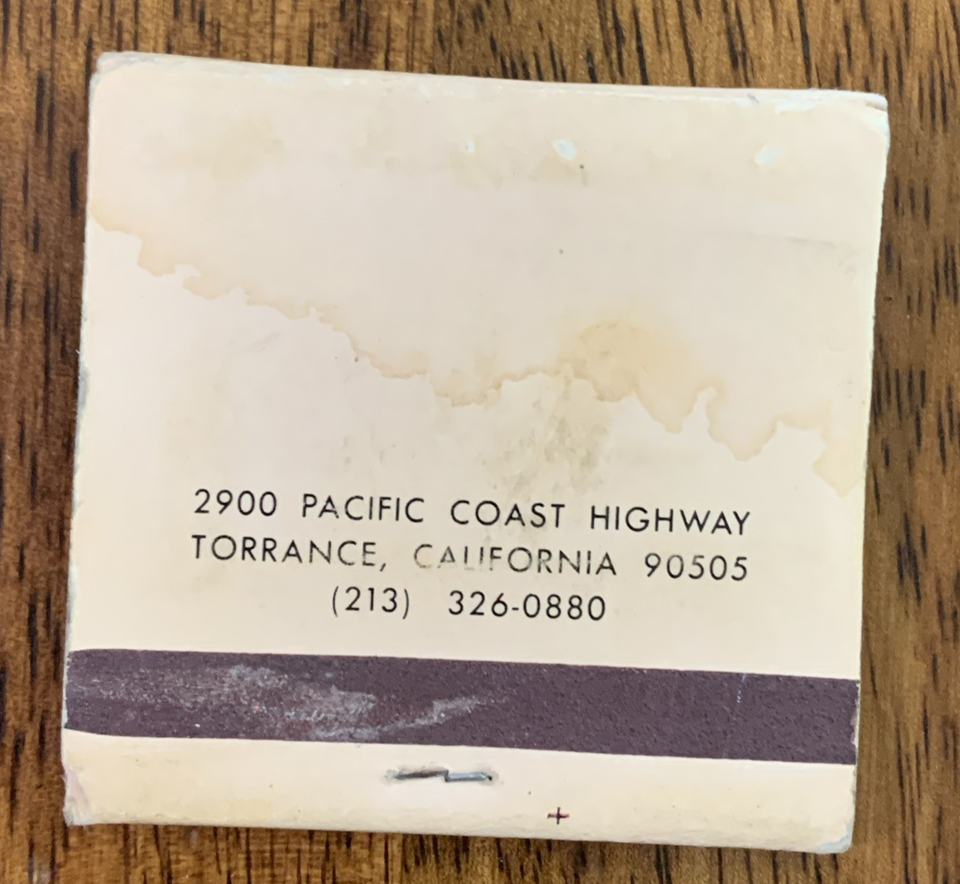 Del Conte's Restaurant 2900 Pacific Coast Highway Torrance Cal ...