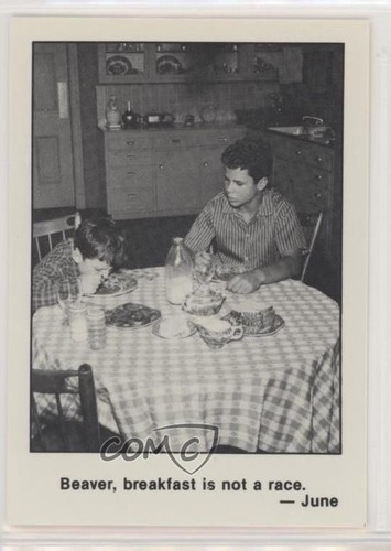 1983 Pacific Leave it to Beaver Beaver Breakfast is Not a Race June #10 ...