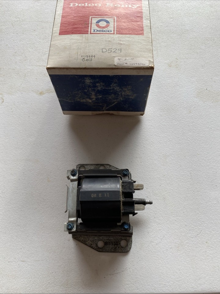 NOS New AC Delco Remy D529 Interchange # 1115455 Ignition Coil for GM ...