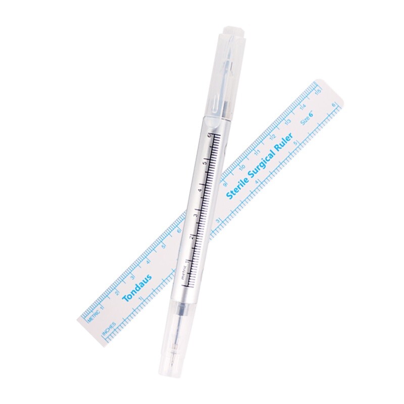 Microblading Blue Surgical Eyebrow Tattoo Skin Marker Pen With ...