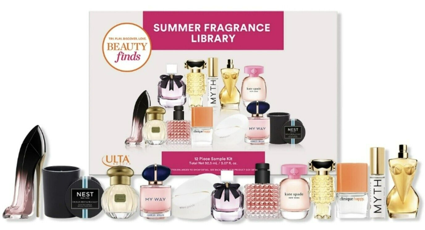 Ulta Fragrance Deluxe Minis 12 Piece Miniature Perfume Sampler Best ...