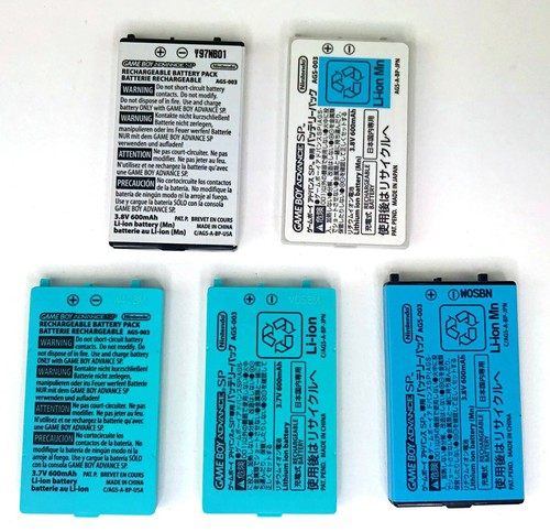 Genuine Nintendo Gameboy Advance SP Battery Pack Li-ion AGS-003 OEM ...