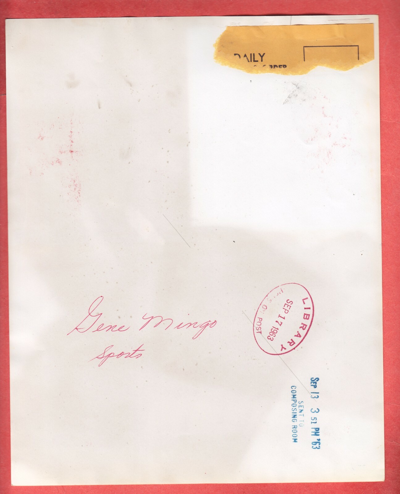 1963 DENVER BRONCOS GLOSSY 8 X 10 TEAM ISSUE FRANK TRIPUCKA + GENE ...