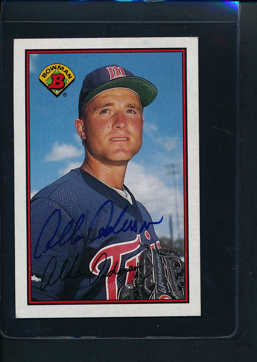 1989 Bowman #149 Allan Anderson Twins Signed Auto *49445 | eBay