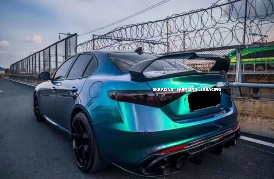 Fits 2017+ Alfa Romeo Giulia Real Carbon Fiber GTA Style Rear Trunk ...