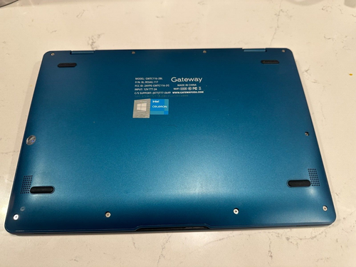 Gateway GWTC116-2BL 11.6" HD Laptop Celeron N4020 1.1GHz Intel UHD win ...