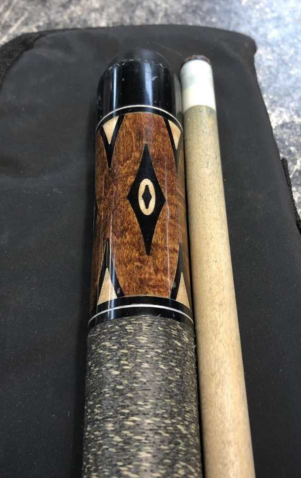 JERRY OLIVER POOL CUE STICK 4-POINT WITH SOFT PADDED CASE | eBay