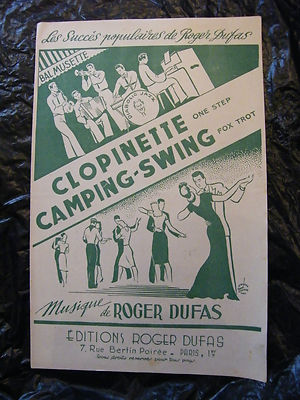 Partition Clopinette Camping Swing Roger Dufas 1949 | eBay UK