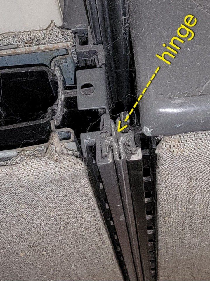 Haworth Panel Hinge Connector Insert for Cubical UniGroup Too, part ...