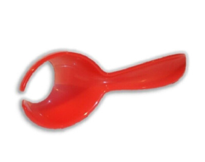 Tupperware Egg Scoop Gadget Lifter Dipper Spoon Kitchen Tool Coral Red ...