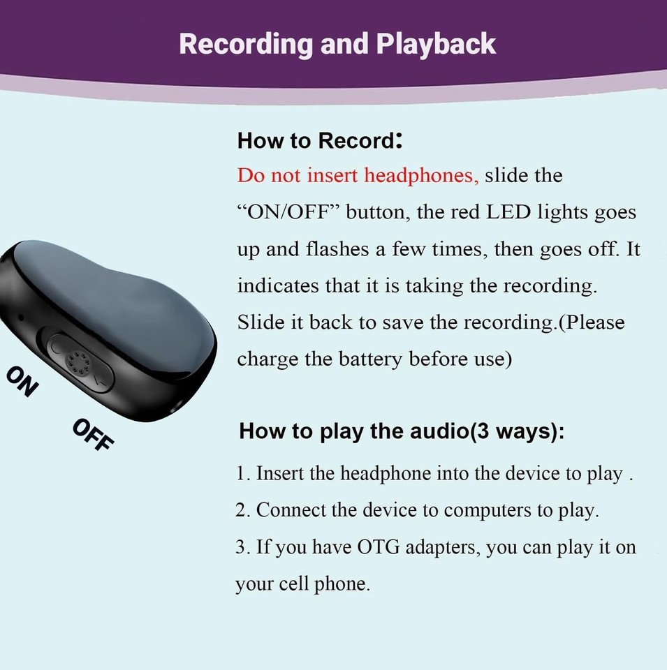 Mini Voice Recorder Digital Voice Recorders Small Voice Activated ...