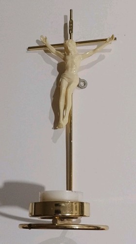 12 Inch Free Standing Or Wall Hanging INRI Crucifix/Cross With Candle ...