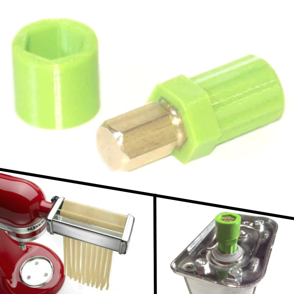 USA Made! KitchenAid Pasta Roller Repair DIY-Hex Shear Shaft Coupler ...