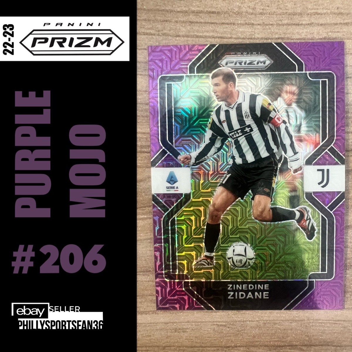 2022/23 Chronicles Serie A Prizm Purple Mojo #206 Zinedine 2022/23 Chronicles Serie A Prizm Purple Mojo #206 Zinedine