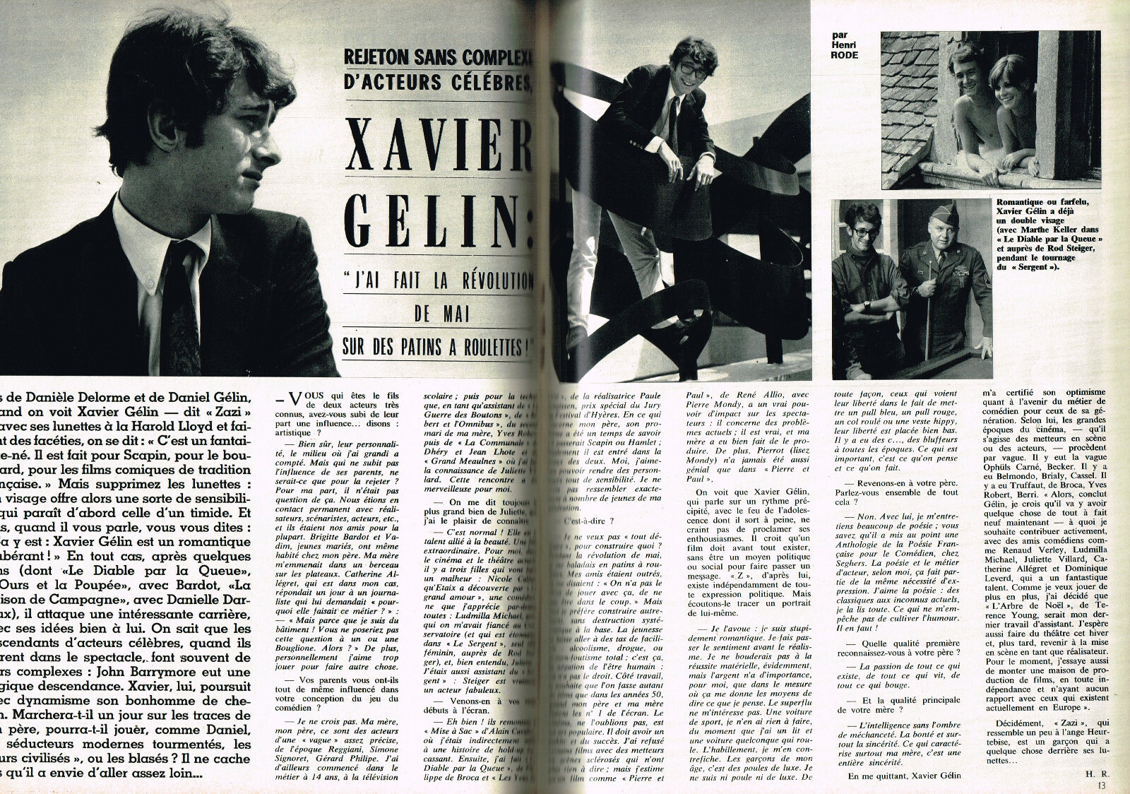 CINEMONDE 18/11/1969 CATHERINE DENEUVE Suzanne Benton JACK LEMMON ...