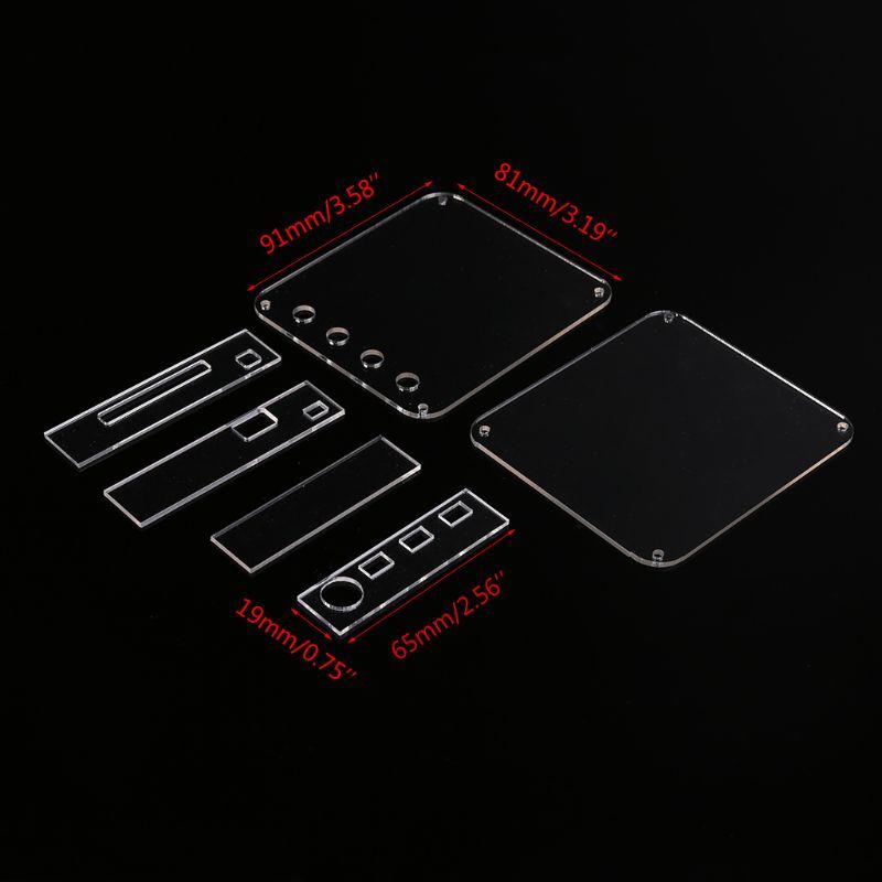 DIY Anti-scratch Cover Kit Transparent Shield Acrylic Protection Case ...