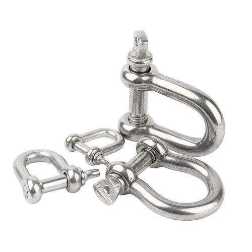 Bow D Shackle A2 304 Stainless Steel Marine Chains Mooring 4,6,8,10,12 ...
