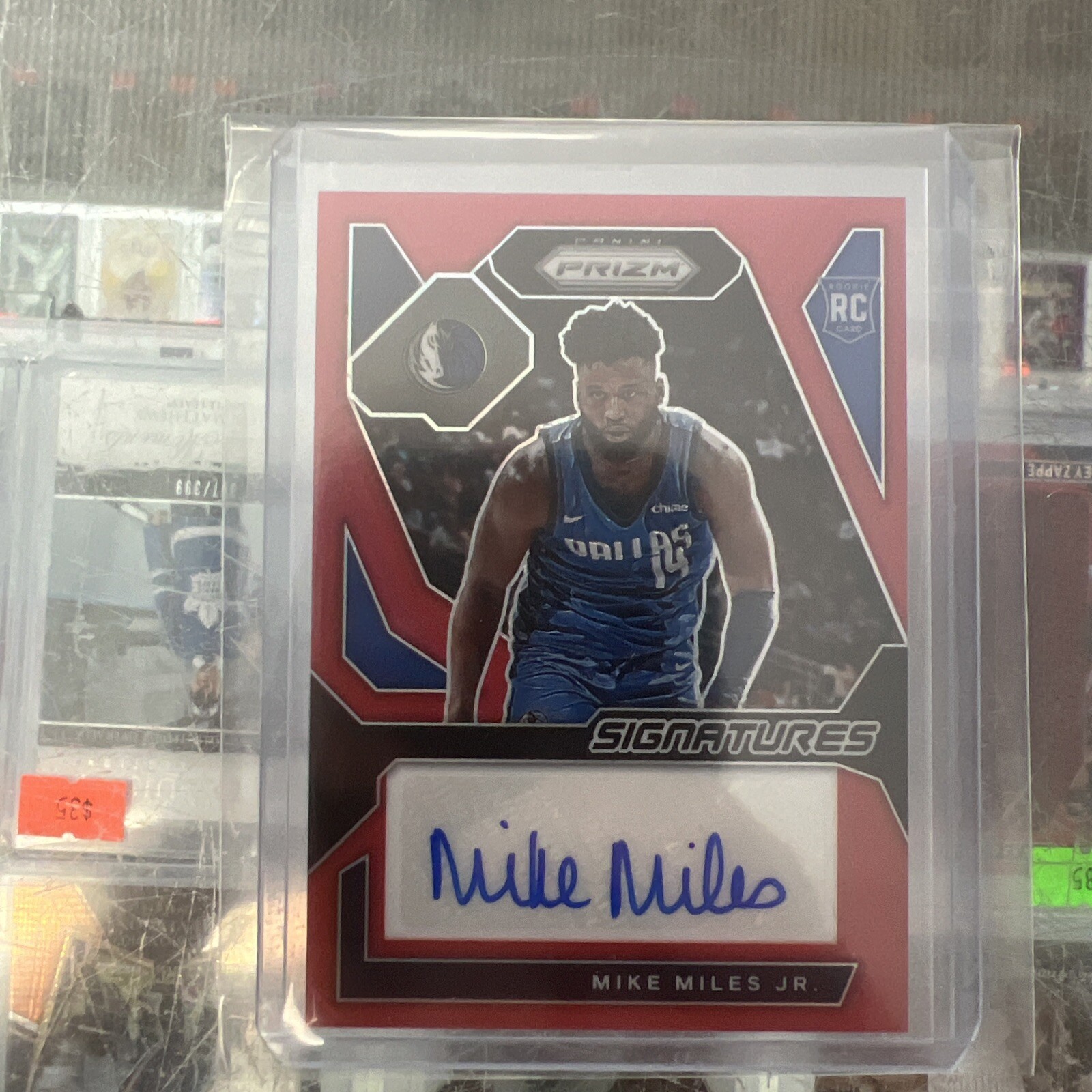 Mike Miles JR. (RC) 2023-24 Prizm - Rookie Signatures Red Prizm Auto ...