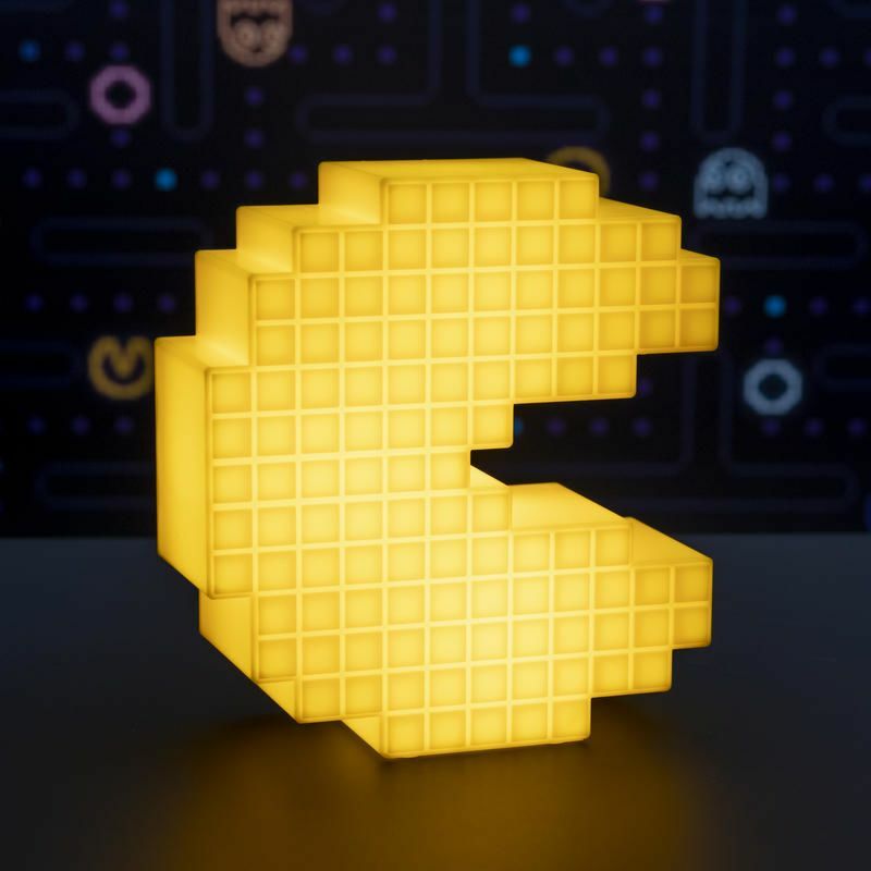 OFFICIAL PAC MAN PIXELATED 3D LED MOOD NIGHT LIGHT DESK TABLE LAMP NEW ...