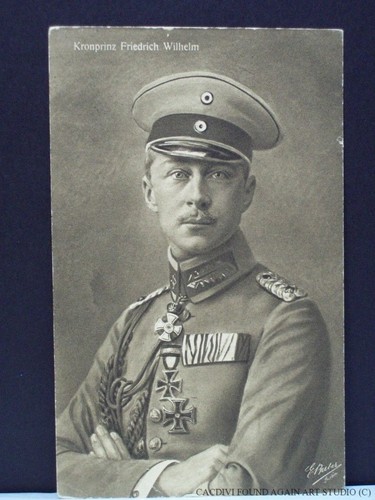 WWI Prince Wilhelm German Commander Uniform Iron Cross Military Medals ...