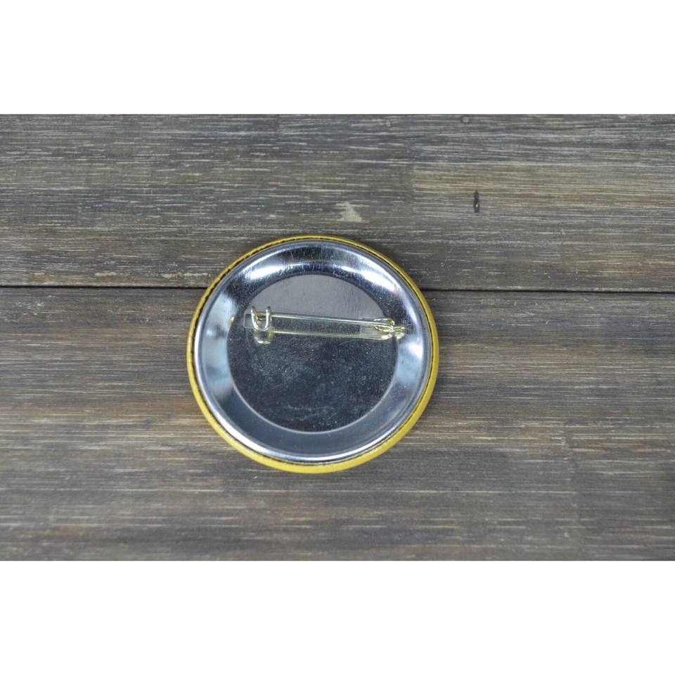 Vintage Michigan Pin Button Lapel Bag Gear Say Yes Yellow Black Spirit ...