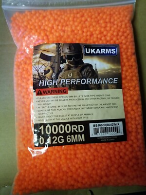 10,000 Orange Airsoft BBs For Gun Pistol Rifle 0.12G 6MM | eBay