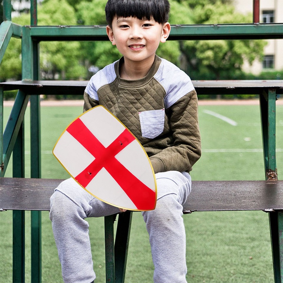 2pcs Tiny Medieval Knight Shield: Toy Plastic Shields For Boys Cosplay ...