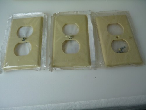 Leviton Beige Outlet Cover Wallplate Midway Prograde LOT OF 100 | eBay