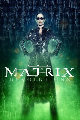 NEW THE MATRIX REVOLUTIONS MOVIE POSTER PREMIUM WALL ART PRINT SIZE A5 ...