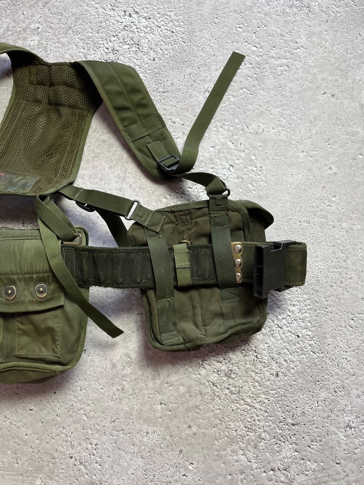 British Army PLCE Webbing Belt Kit Olive Green Loadout Set 1990s ...