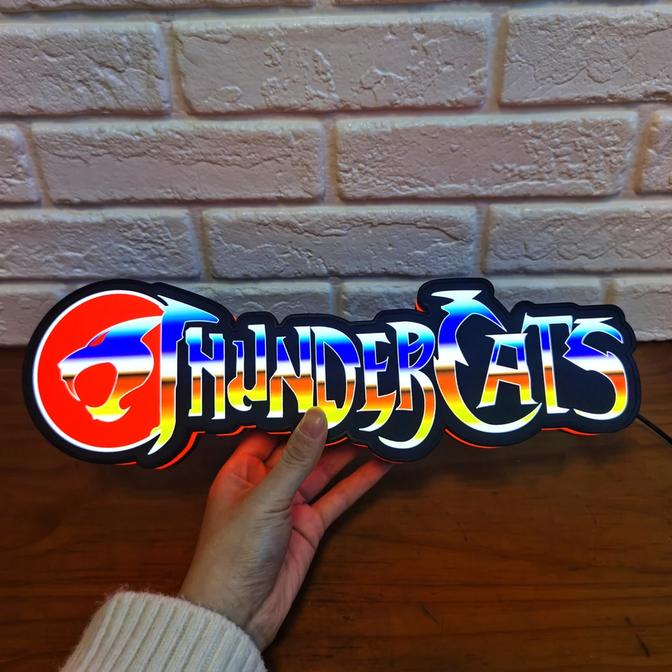 Vintage Thundercats Logo LED Sign | 3D Printed, USB Powered & Full ...