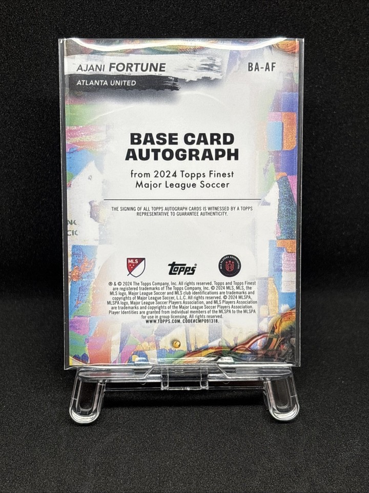 2024 Topps Finest Ajani Fortune Green Auto /99 #BA-AF RC | eBay