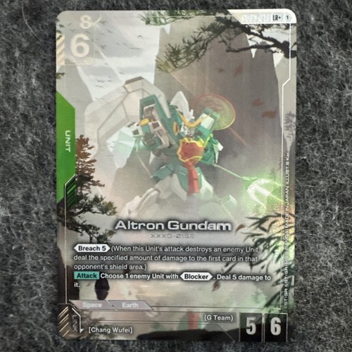 Altron Gundam LR+ Card GD03-018 Gundam Card Game TCG English, NM | eBay