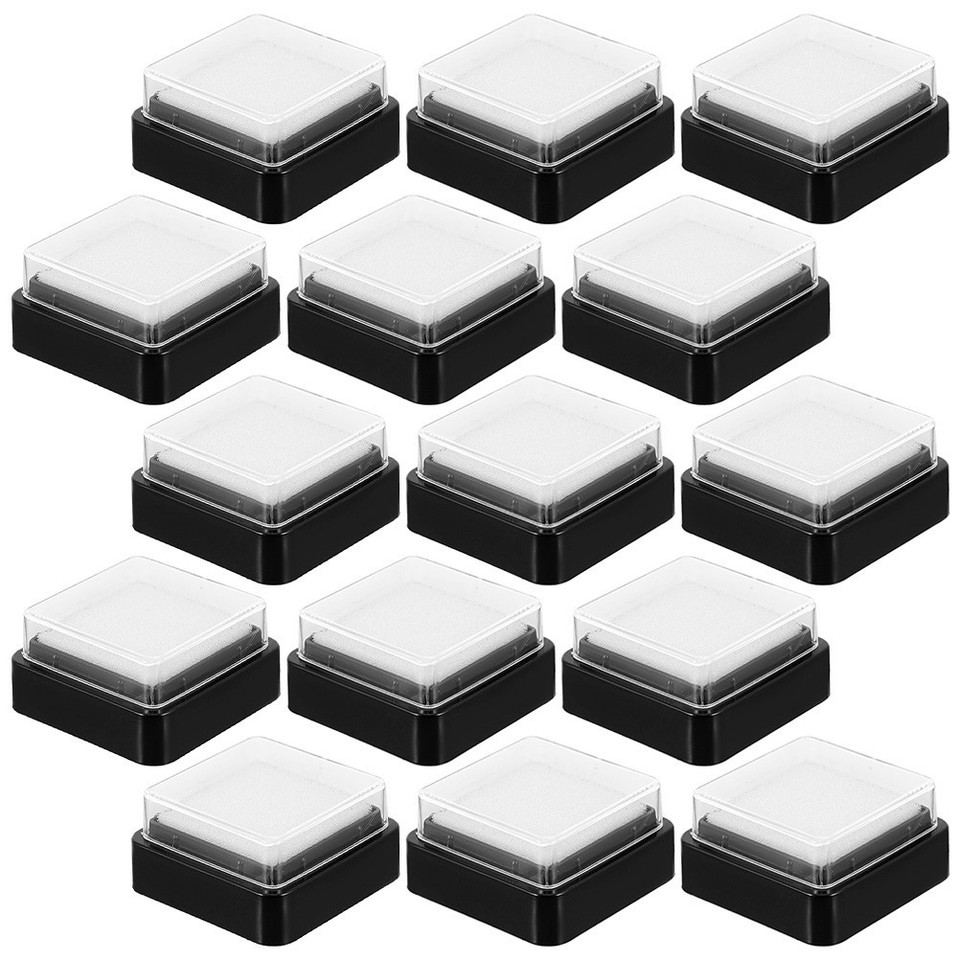 75 pcs Stamp Ink Pads Blank DIY Ink Pads Fingerprints Handprints square ...