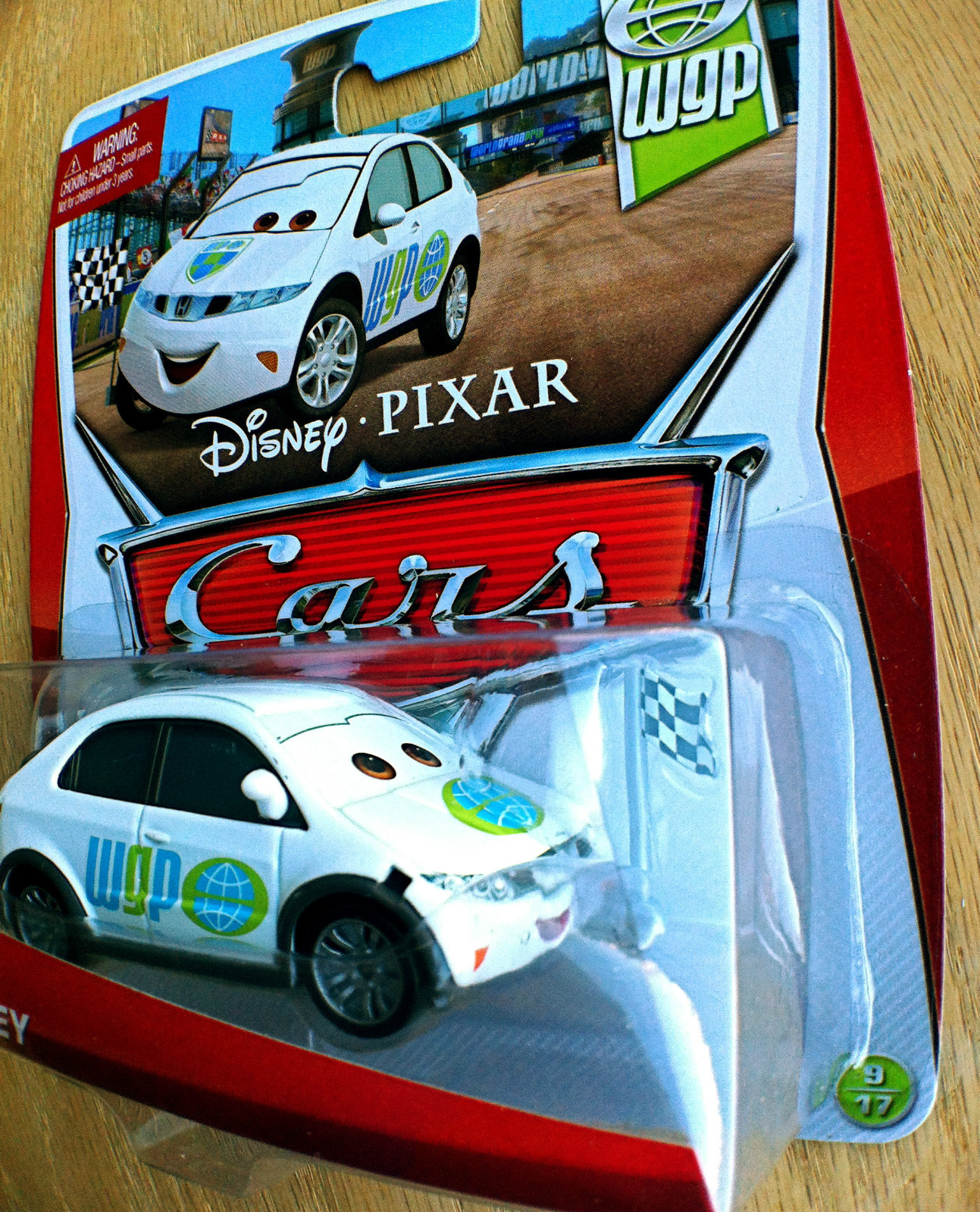 Disney PIXAR Cars ERIK LANELEY on 2013 WGP THEME CARD diecast 9/17 ...