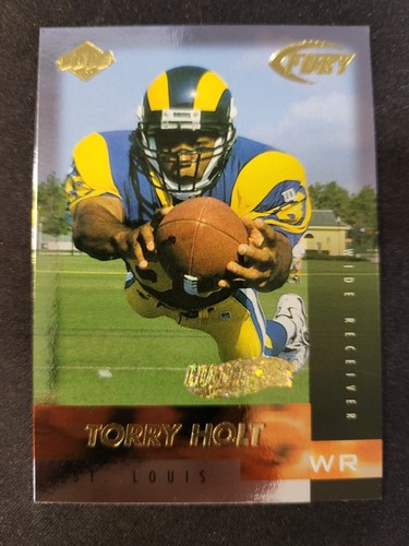 1999 Edge Fury Torry Holt RC GOLD INGOT Card #170 Rams | eBay