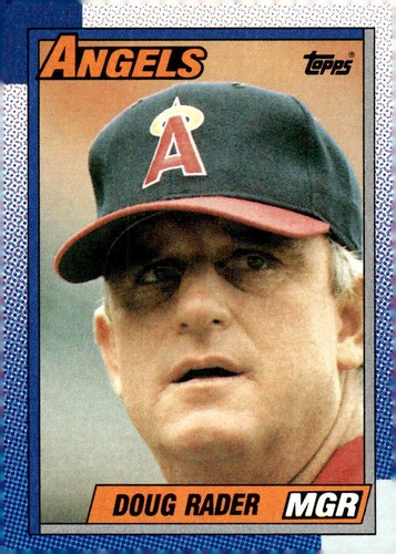 1990 Topps #51 Doug Rader -MANAGER- California Angels | eBay